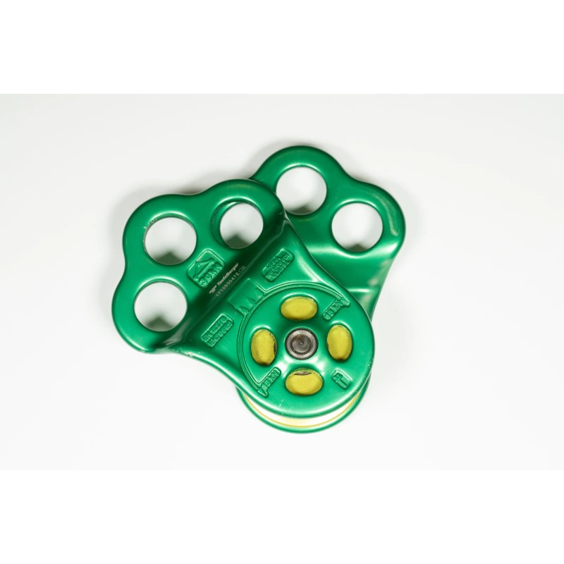 Hitch climber DMM pulley green